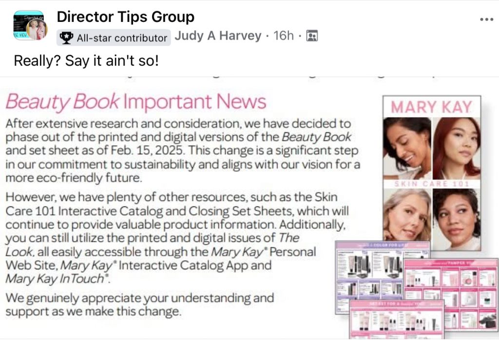 Mary Kay Beauty Book – Pink Truth