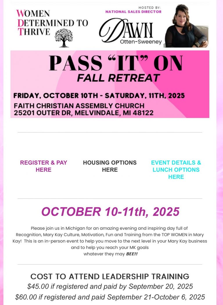 Mary Kay’s Succession Plan – Pink Truth
