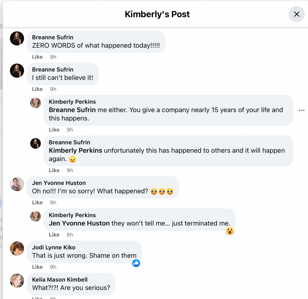 Mary Kay Terminated Kimberly Perkins – Pink Truth