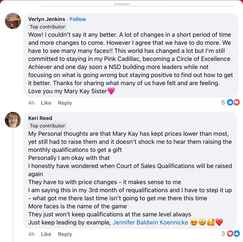 Changes to the Mary Kay Car Program (and upset sales directors!) – Pink ...