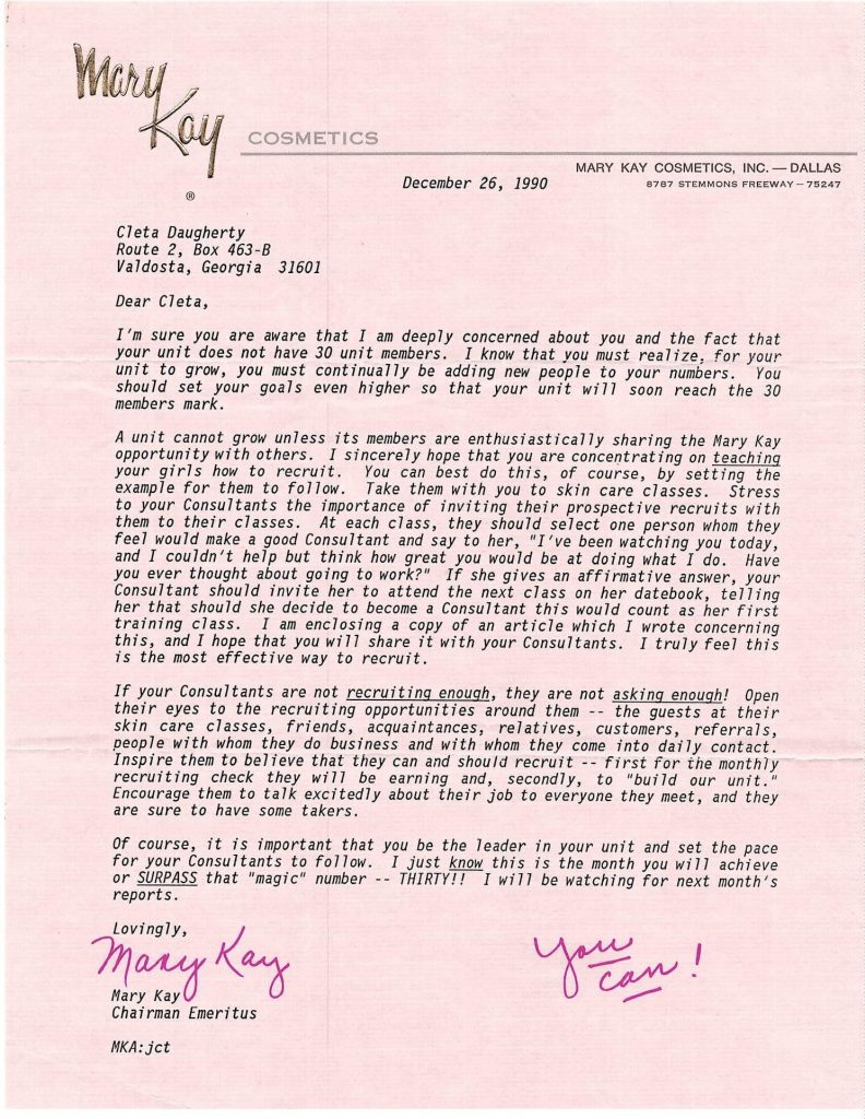40 Years of Failure in Mary Kay – Pink Truth