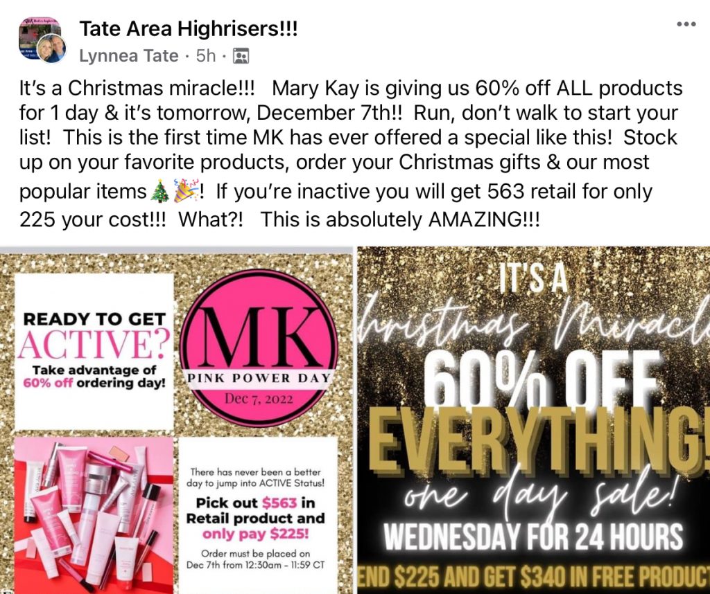 Mary Kay Pink Power Day – Pink Truth