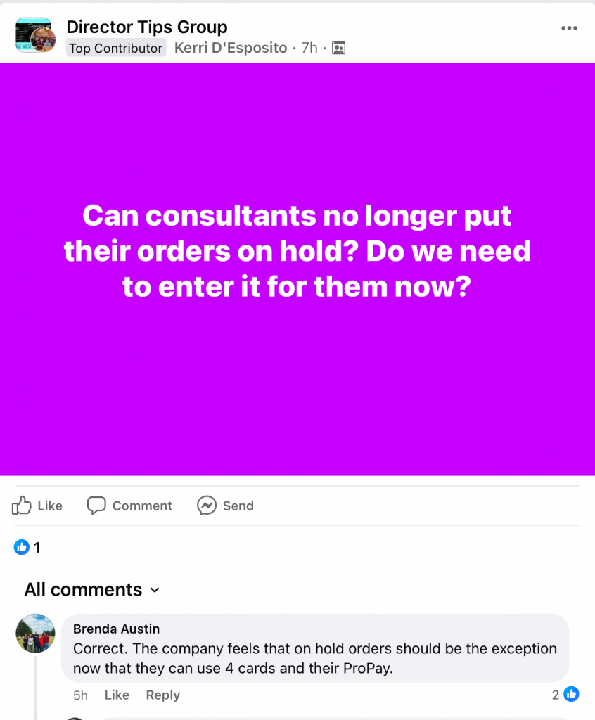 Mary Kay Changes On Hold Order Status – Pink Truth